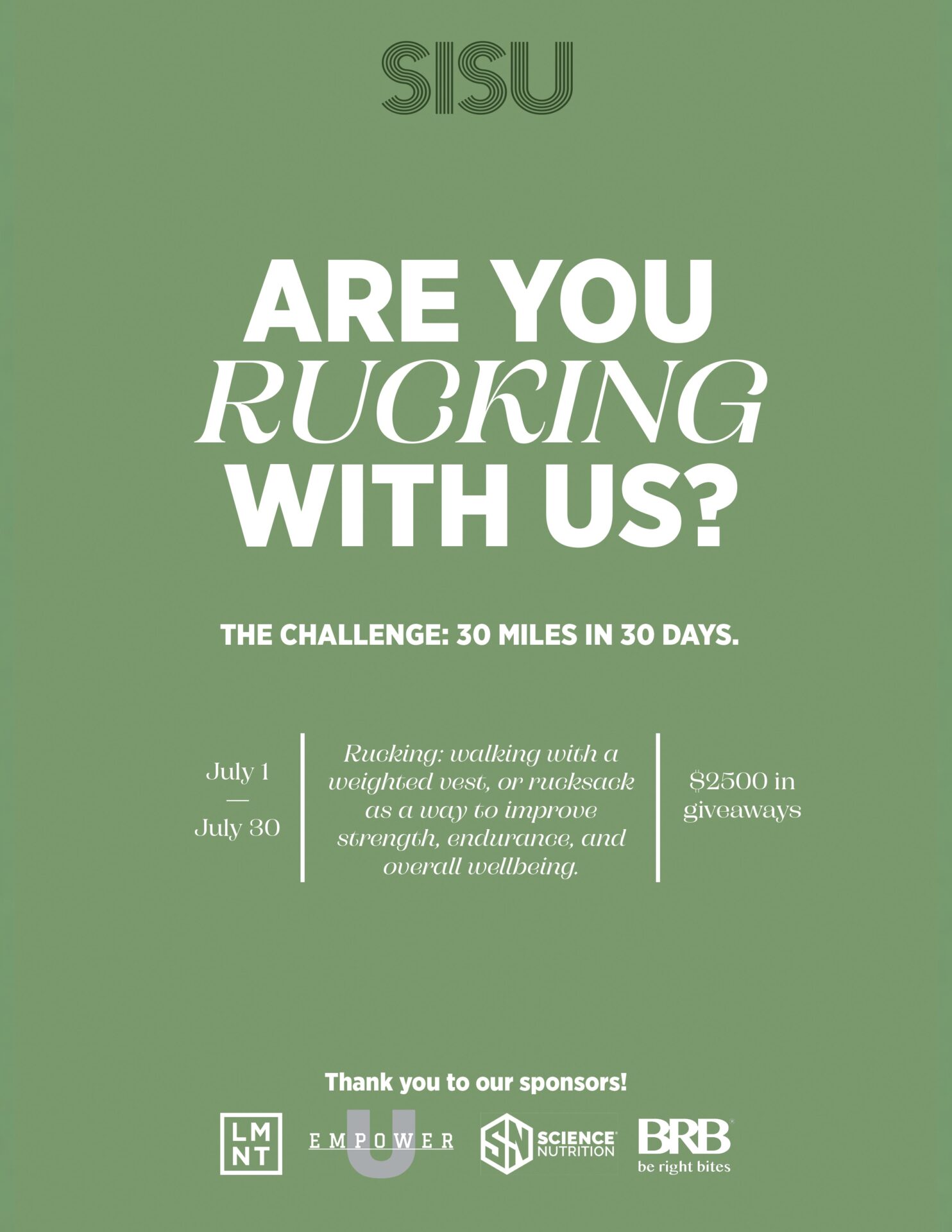 Ready to ruck? New fitness challenge starts in July - SiouxFalls.Business